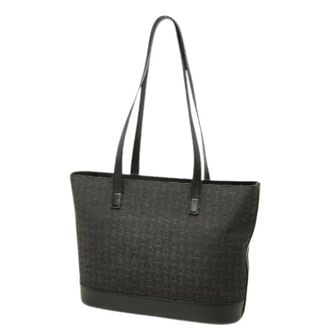 Celine Pre-owned C Macadam Canvas Leather Tote Bag - - Pre-owned - Damen - Schwarzk - ONE SIZE