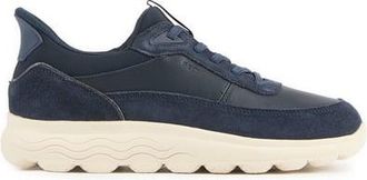 Geox Baskets compens&eacute;es Spherica plus en cuir m&eacute;lang&eacute;