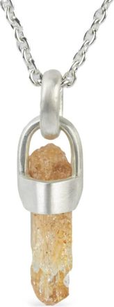 Parts Of Four sterling silver Talisman Imperial Topaz necklace - Argent