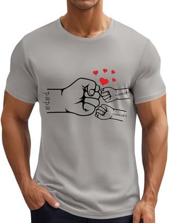 Generic T-shirts pour hommes, T-shirt d&eacute;t&eacute; &agrave; manches courtes T-shirt &agrave; manches courtes pour la Saint-Valentin Imprim&eacute; V&ecirc;tements Gym Coton T-shirt de course &agrave; 