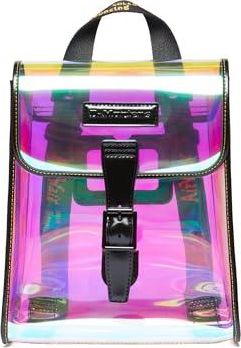 Dr. Martens Sac &agrave; dos Micro Box en cuir, Noir iris&eacute; Pu+Felix Rub Off, Mini