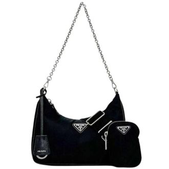 Prada Sac bandouli&egrave;re vintage doccasion - Femme - Pre-owned - Noir - Taille: ONE Size