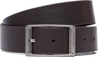 Calvin Klein G&uuml;rtel Casual Round Buckle Tumbled 35Mm LV04D7123G Dunkelbraun