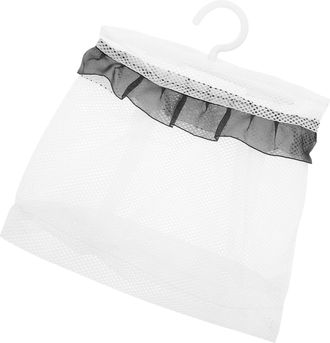 BESPORTBLE Toyvian Multifunktionaler H&auml;ngender Mesh Beutel mit Stabilem Haken Strapazierf&auml;higes Aufbewahrungsnetz f&uuml;r W&auml;scheklammern Kosmetik Socken und K&uuml;chenut