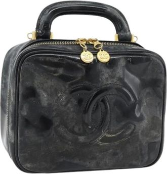 Chanel Sac &agrave; main mini vintage doccasion - Femme - Pre-owned - Noir - Taille: ONE Size