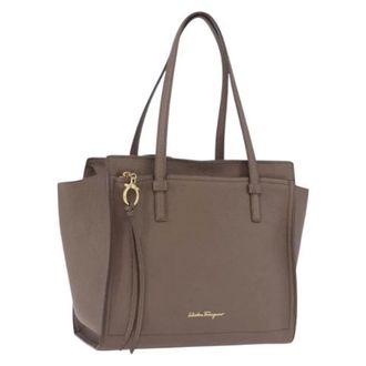 Ferragamo Sac cabas Pre-owned - Femme - Pre-owned - Brun - Taille: ONE Size