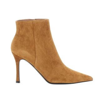 Pollini Femme, Chaussures, Beige, Taille: 39 EU Bottes Beige en Daim avec Semelle en Caoutchouc pour Femme