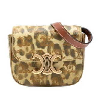 Celine Sac bandouli&egrave;re mini en cuir Pre-owned - Femme - Pre-owned - Brun - Taille: ONE Size