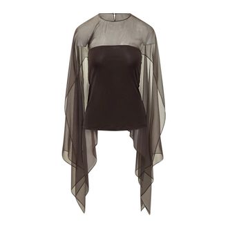 Alberta Ferretti Damen, Blusen & Hemden, Braun, MGr&ouml;&szlig;e