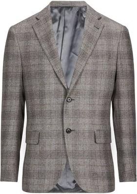 Corneliani Blazer droit en laine m&eacute;lang&eacute;e