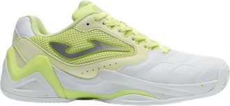 Joma Tennisschuhe f&uuml;r Damen, Gr&ouml;&szlig;e 37-41, Stabilit&auml;t und Widerstandsf&auml;higkeit - Set Lady, Wei&szlig; gelb, 39.5 EU