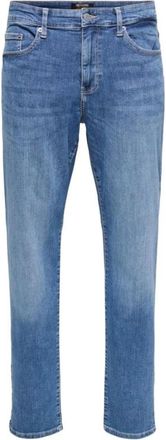 Only & Sons Only & Sons, Homme, Jeans, Bleu, Taille: W30 L32 Jean avec Fermeture &Eacute;clair et Boutons avec Poches