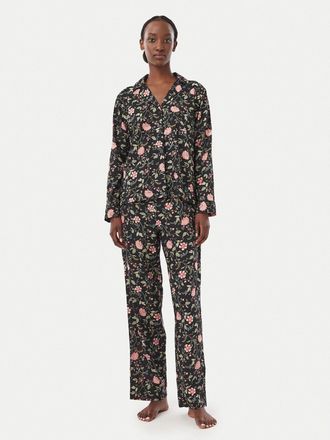 Lauren Ralph Lauren Pyjama ILN92524 Schwarz Regular Fit