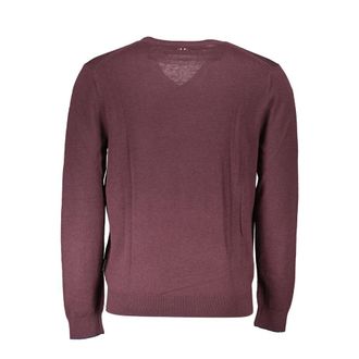 Napapijri Wool V-Neck Sweater - Purple