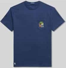 Polo Ralph Lauren Regular Fit T-Shirt aus reiner Baumwolle mit R&uuml;ckenprint