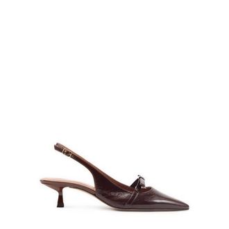 Saison 1865 Slingback New Charlotte en cuir de ch&egrave;vre
