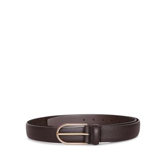 Dell'Oglio Homme, Accessoires, Brun, Taille: 100 CM Leather Belt