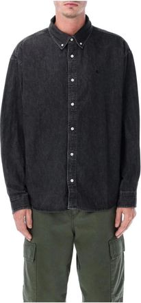 Carhartt Work in Progress Homme, Chemises, Noir, Taille: S Lucas Shirt