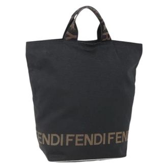 Fendi Pre-owned Nylon Tote Bag - - Pre-owned - Damen - Schwarzk - ONE SIZE