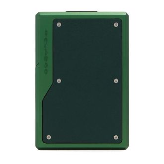 Piquadro Modulares MagSafe Kartenetui aus Aluminium und Leder - - Accessories - Herren - Gr&uuml;n - ONE SIZE
