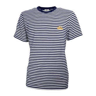 Woolrich Weiches und bequemes gestreiftes T-Shirt - - Tops - Damen - Blau - M