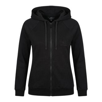 A|X Armani Exchange Kapuzenjacke mit Rei&szlig;verschluss - - Sweatshirts & Hoodies - Damen - Schwarzk - S