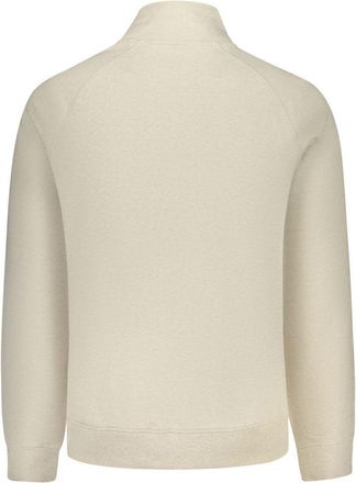 Timberland Half-Zip Cotton Sweatshirt - Beige