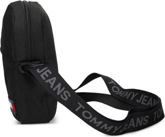 Tommy Jeans Essential Repeat Logo Kuriertasche - Schwarz
