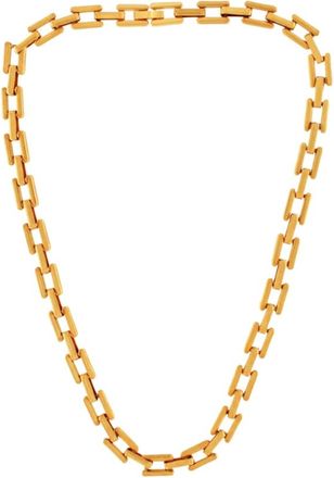 Dansk Copenhagen Femme, Accessoires, Jaune, Taille: ONE Size Passion Square Link Necklace