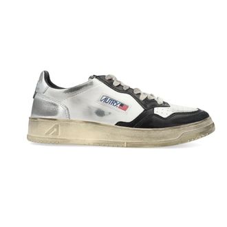 Autry Homme, Chaussures, Blanc, Taille: 40 EU Medalist Low Super Vintage