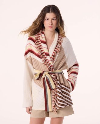 Kujten Veste cachemire multicolore - Veste Ouma