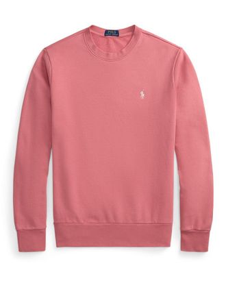 Ralph Lauren Unifarbenes Sweatshirt mit Poloreiter-Stickerei in