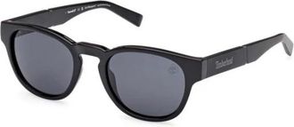 Timberland Homme, Accessoires, Noir, Taille: 51 MM Lunettes de soleil rondes