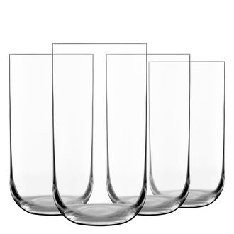 Luigi Bormioli Sublime Highball-Gl&auml;ser, 4er Set, 450 ml: Hi Ball Kristallgl&auml;ser, sp&uuml;lmaschinenfest