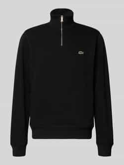 Lacoste Regular Fit Troyer aus reiner Baumwolle