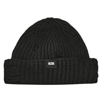 GCDS Gcds, Femme, Accessoires, Noir, Taille: ONE Size Beanie