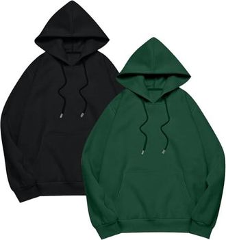 Generic Sweat-shirt avec poches 2 pièces pour femme - Pull chaud à manches longues pour femme - Vestes thermiques de sport pour lautomne - Veste de sport à ca