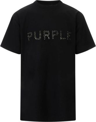 Purple Homme, Tops, Noir, Taille: XL Crystal Tee
