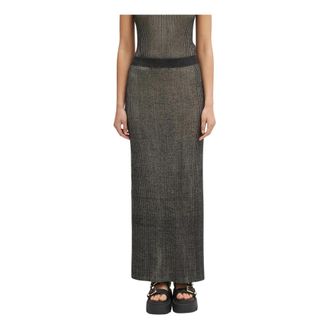 Sams&oslash;e & Sams&oslash;e Maxi Skirts - - Skirts - Damen - Grau - M