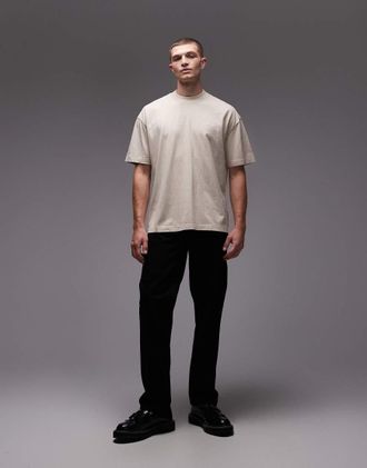 AllSaints Xander - T-Shirt in Beige-Neutral