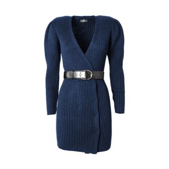 Elisabetta Franchi Damen, Kleider, Blau, LGr&ouml;&szlig;e