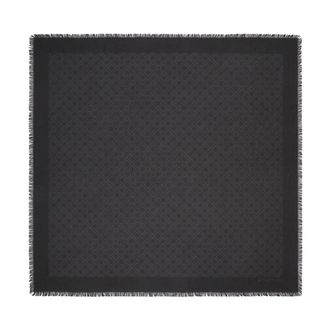 Tory Burch Logo Jacquard Schal - - Accessories - Damen - Schwarzk - ONE SIZE
