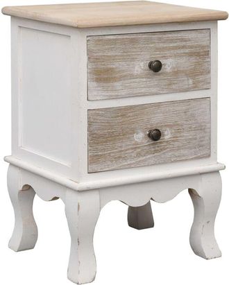 vidaXL Table de chevet 35x30x50 cm Bois de Paulownia vidaXL