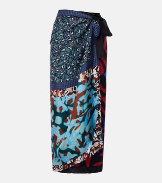 Dries Van Noten Wickelrock Scarfy aus Seide