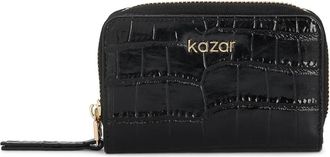Kazar Femme, Accessoires, Noir, Taille: ONE Size Portefeuille en cuir crocodile emboss&eacute;