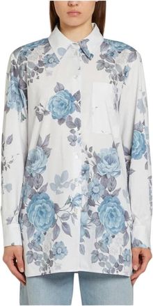 Marella Femme, Blouses et Chemises, Bleu, Taille: 40 FR Chemises