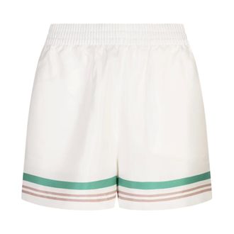 Casablanca Femme, Shorts, Blanc, Taille: 40 FR Shorts d&eacute;contract&eacute;s