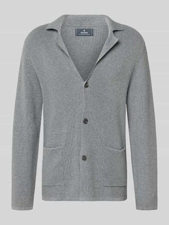 Ragman Regular Fit Strickjacke aus Baumwoll-Woll-Mix