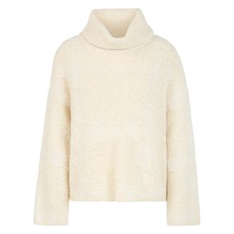 Marc Cain Rollkragenpullover Gestrickt in Deutschland - - Knitwear - Damen - Wei&szlig; - S