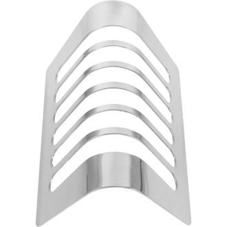 NUOBESTY Edelstahl Toastbrothalter mit Scheiben Rostfreies Wiederverwendbares Brotgitter zum Abk&uuml;hlen und Pr&auml;sentieren Praktisches K&uuml;chen Restaurantregal f&uuml;r T